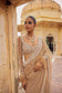 Buy Jahan Champagne Hand Embroidered Saree | Rouje